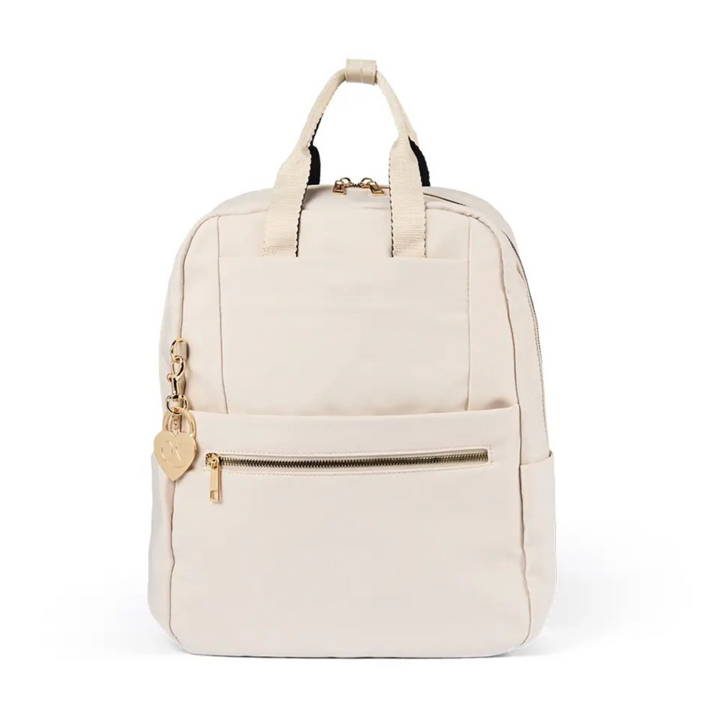 Zoe Laptop Backpack Nude | Isaac & Mai